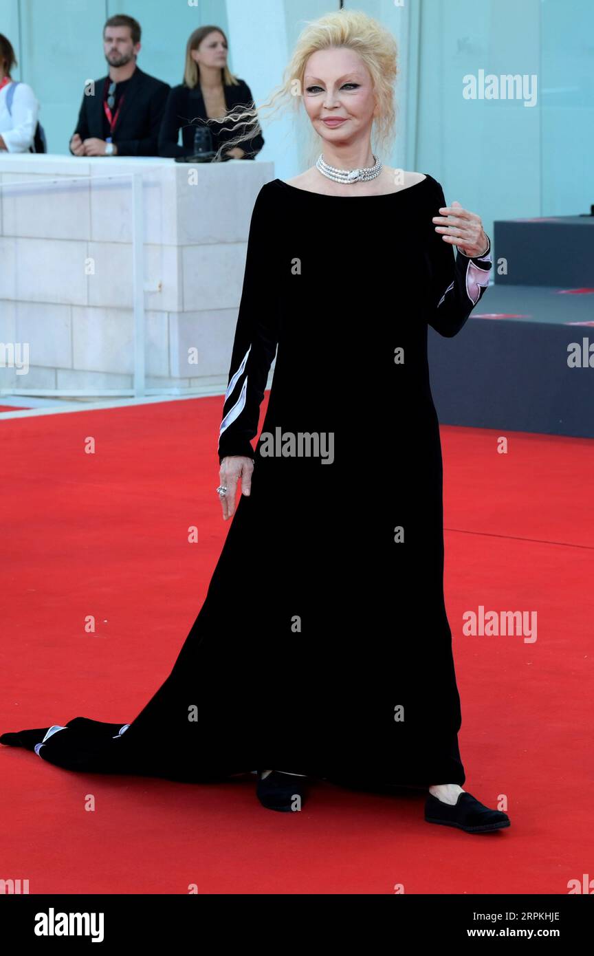 Patty Pravo attends at red carpet of Priscilla movie at Venice Film ...
