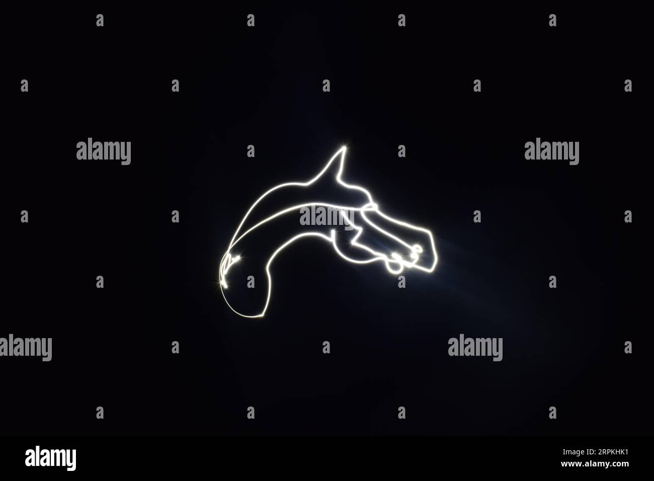 Drawing glowing neon sign hi-res stock photography and images - Alamy
