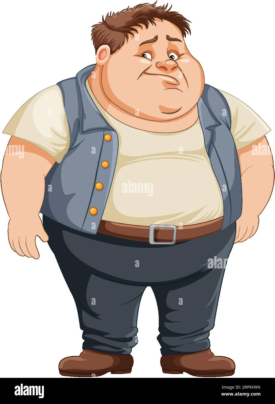 Bulky Cartoon Person
