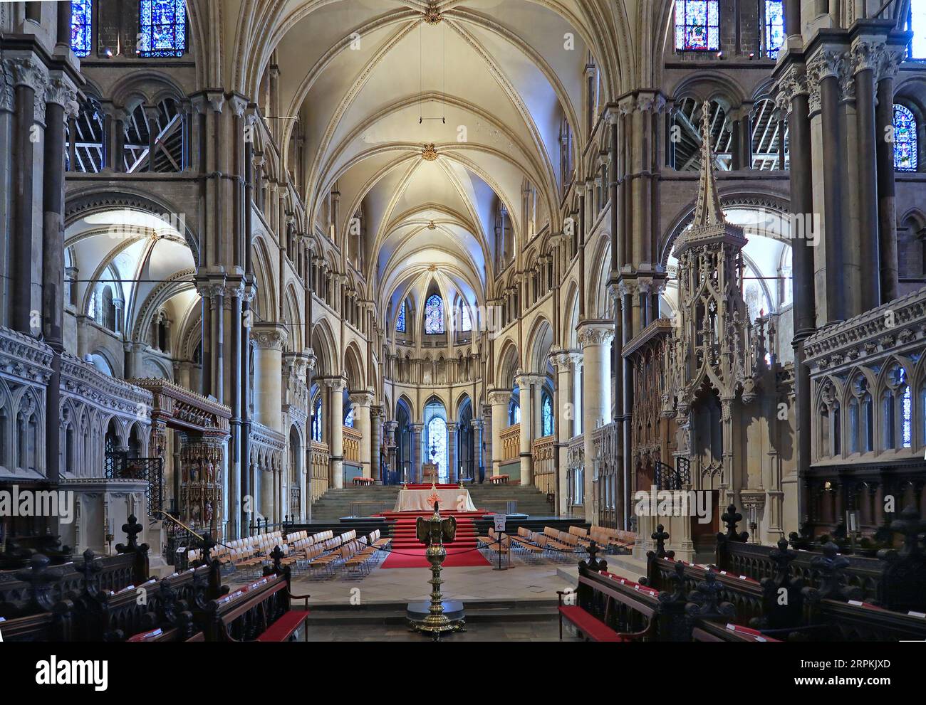 Ceiling canterbury cathedral hi-res stock photography and images - Alamy