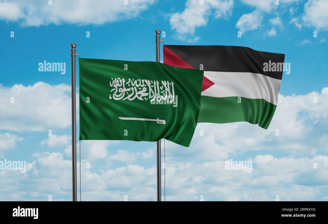 Saudi arabia palestine flag hi-res stock photography and images - Alamy