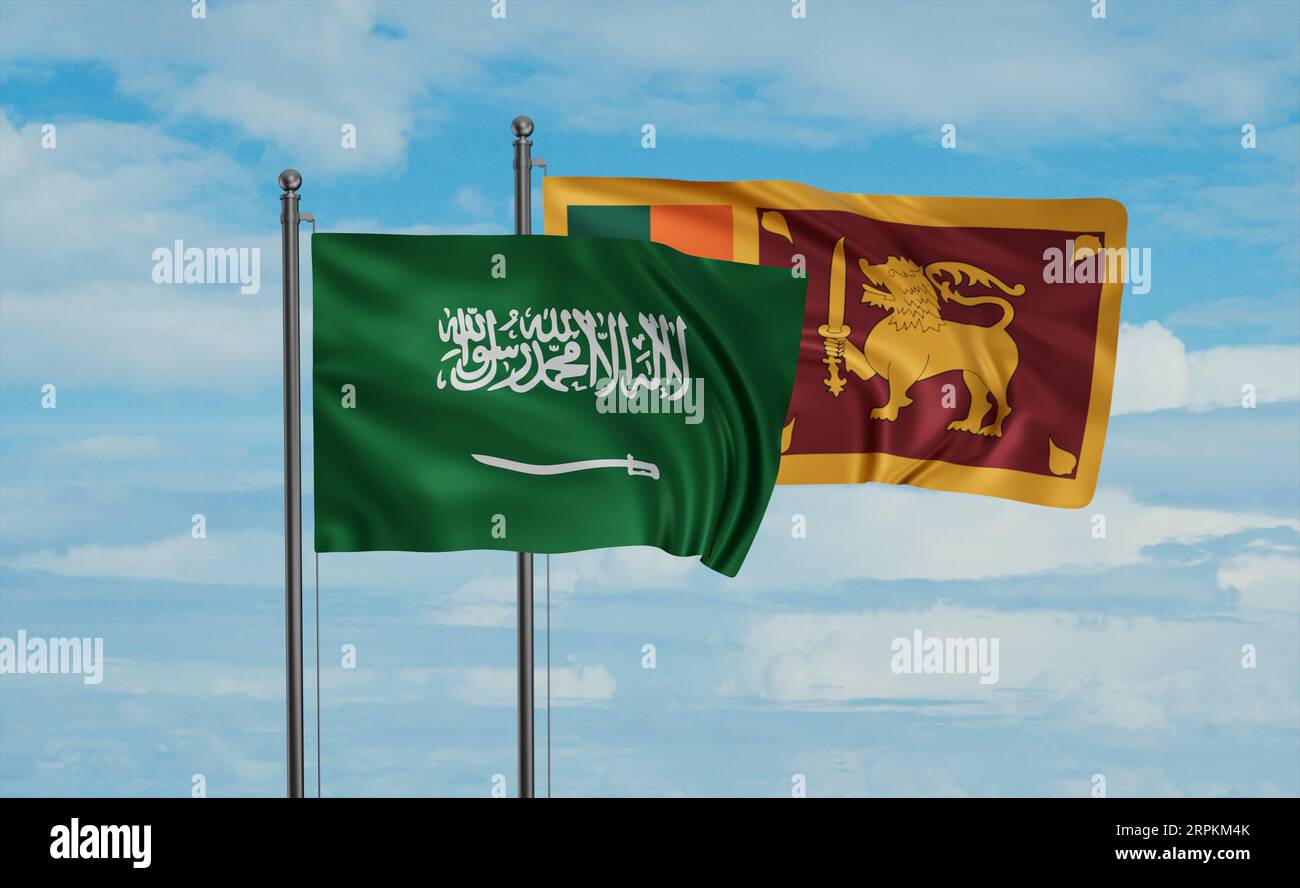 Saudi arabia sri lanka flag hi-res stock photography and images - Alamy