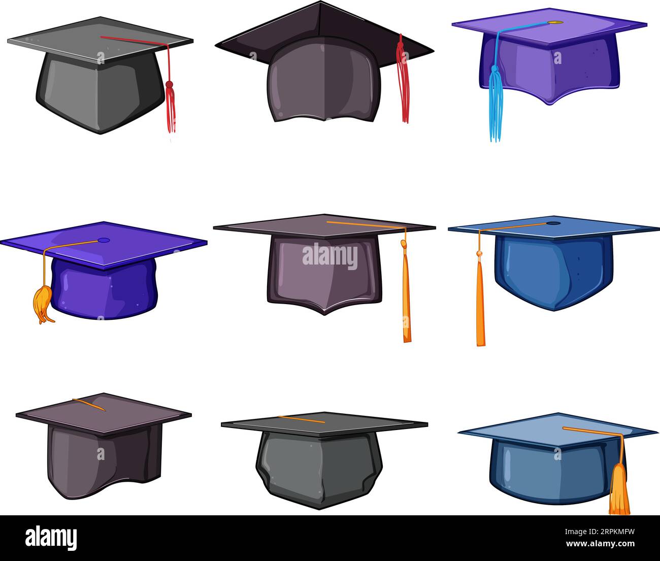 Purple Graduation Cap Clip Art Purple Cap Gown Stock Illustrations