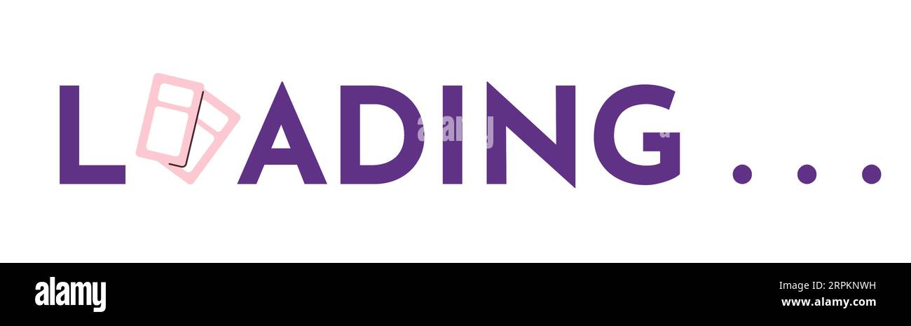 Tickets event loading text Stock Vector Image & Art - Alamy