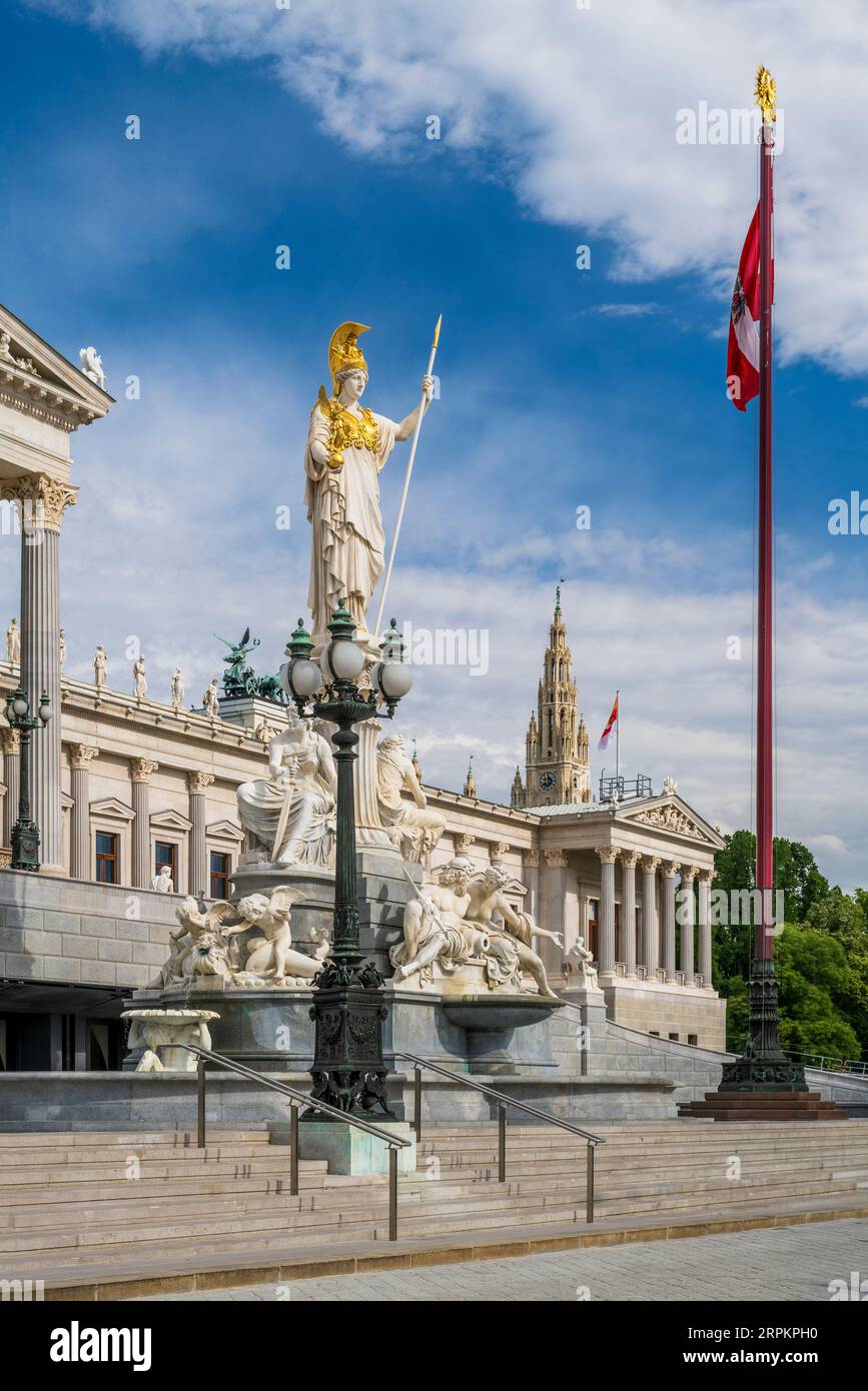 Austrian Parliament Building, Vienna, Austria Stock Photo - Alamy