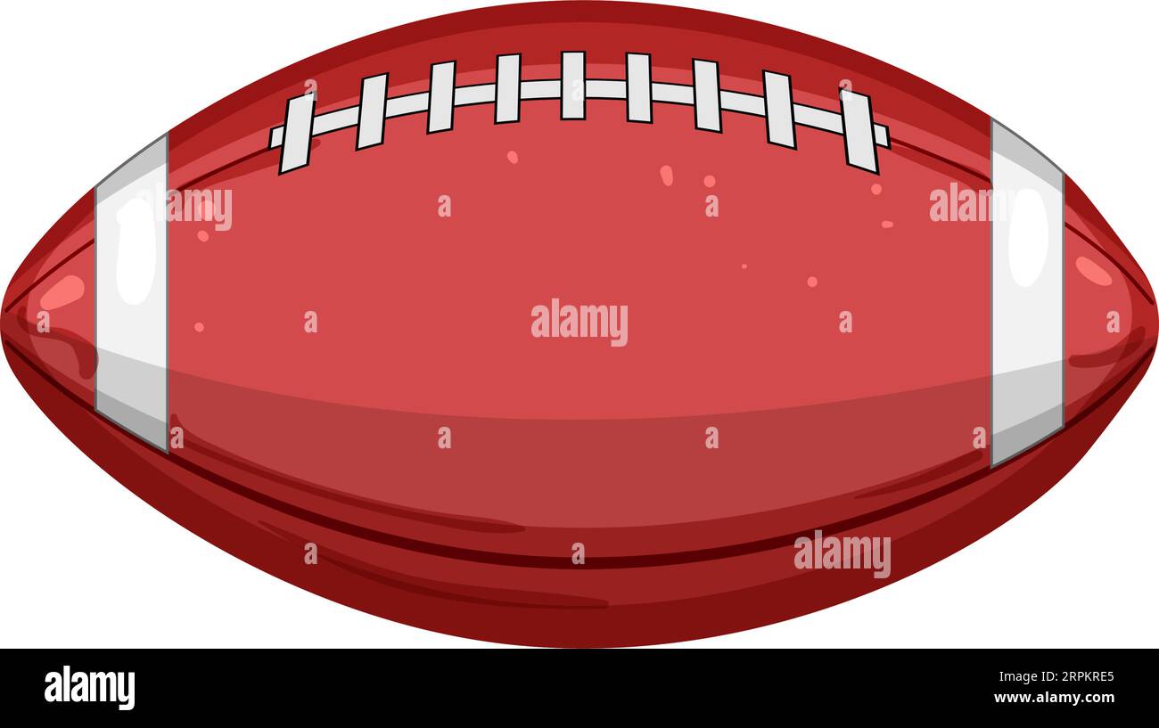 American Football Quarterback Throw Ball Isolated Cartoon American Football Quarterback Throw Ball Isolated Cartoon