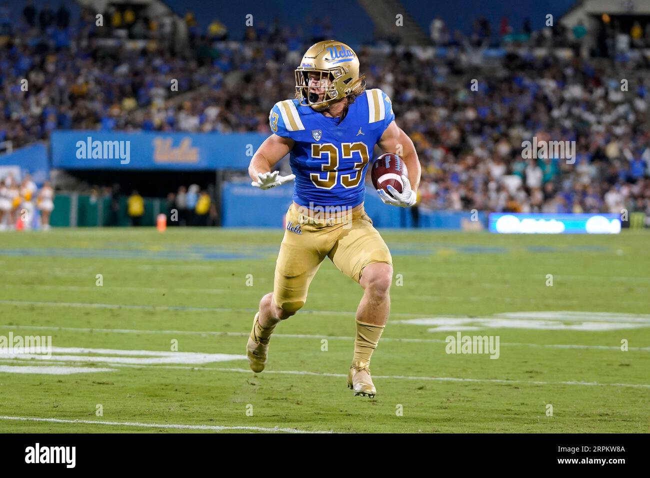 UCLA running back Carson Steele runs in for a touchdown during the ...