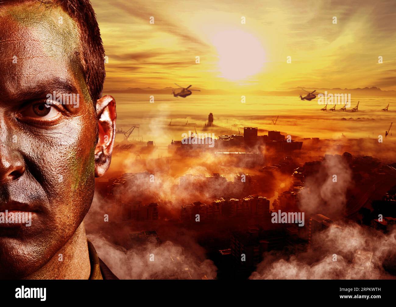 Army soldier face hi-res stock photography and images - Alamy