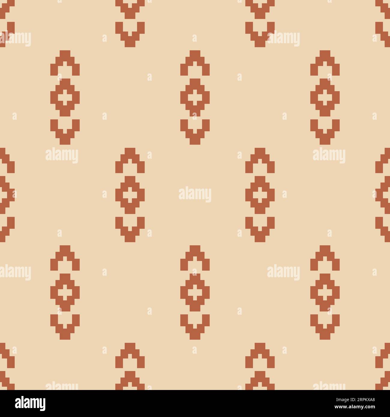 Minimal Scandinavian Southwestern Seamless Pattern Stock Vector Image ...