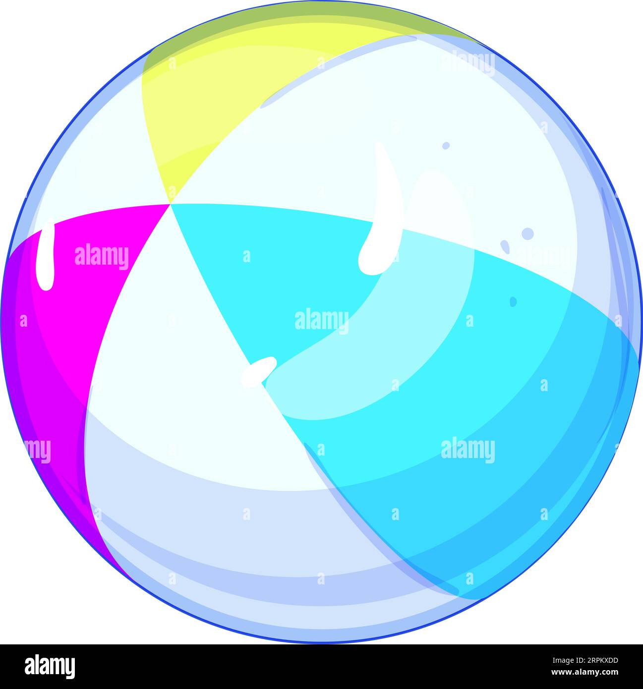 toy beach ball cartoon vector illustration Stock Vector Image & Art - Alamy