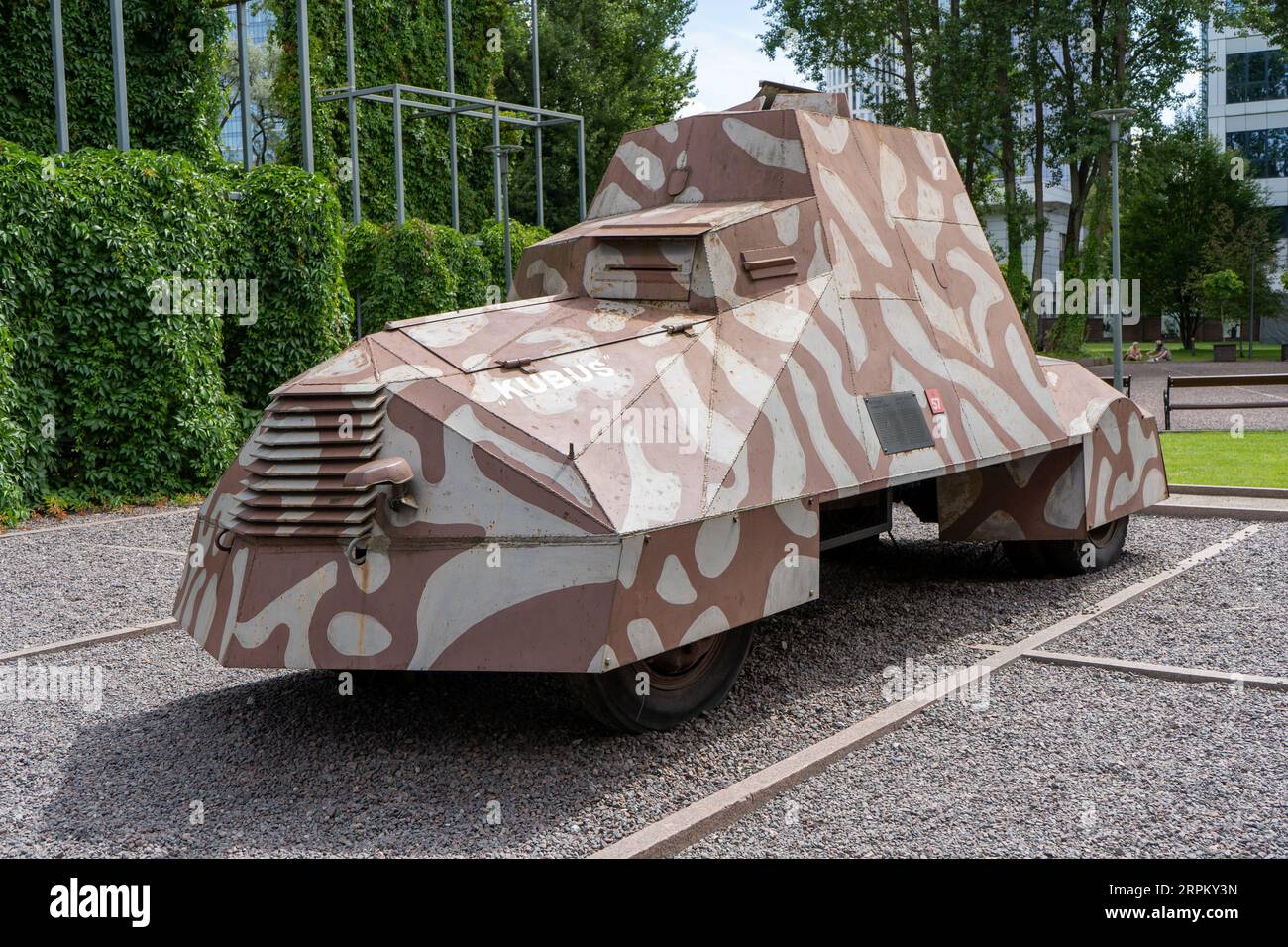 Armoured personnel carrier 'Kubus'. Tank armored vehicle. The Warsaw ...