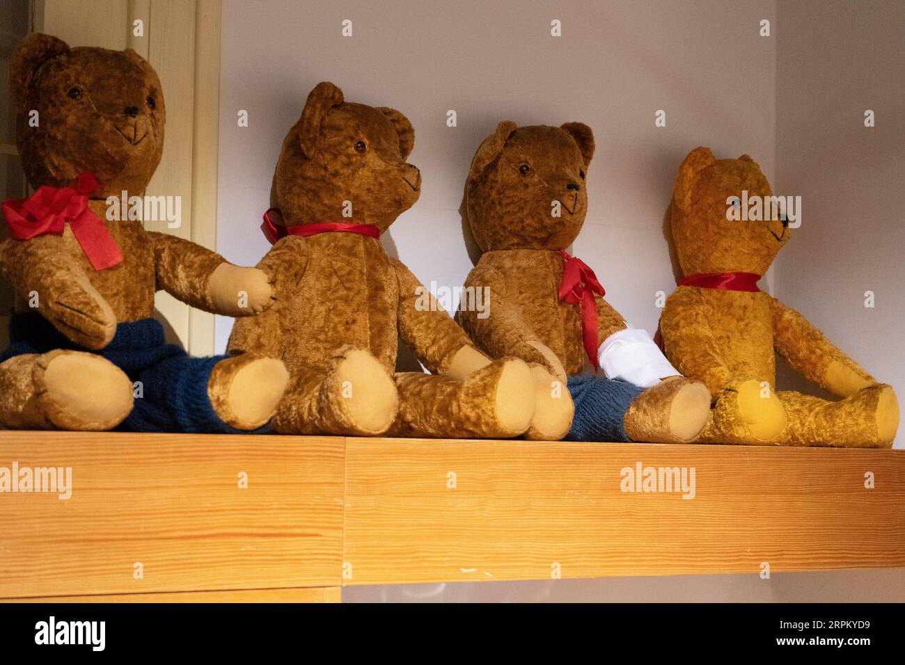 Old teddy bears. Children's toy. Ragdoll cutout. Teddy bear Stock Photo ...