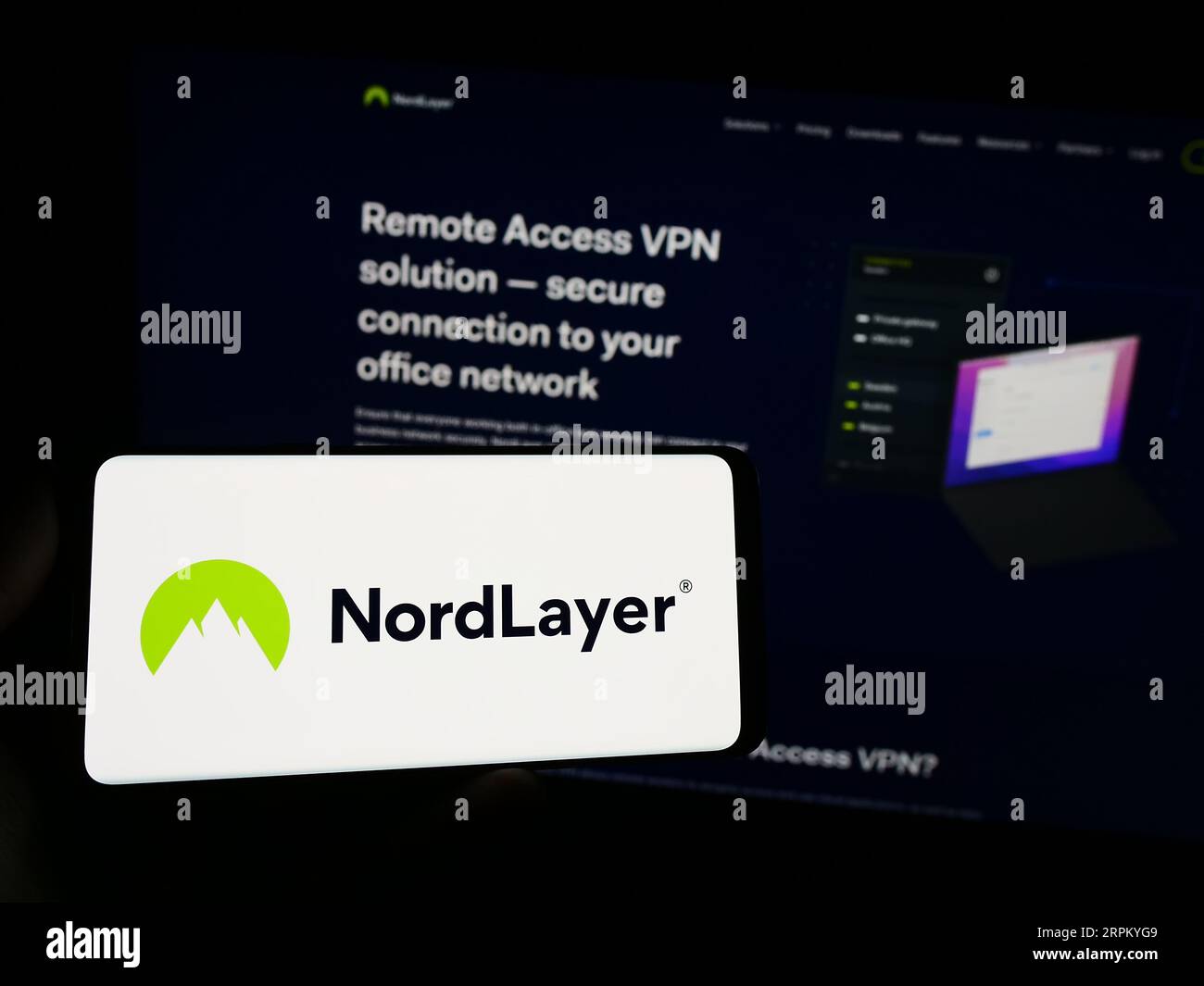 Nordlayer logo hi-res stock photography and images - Alamy