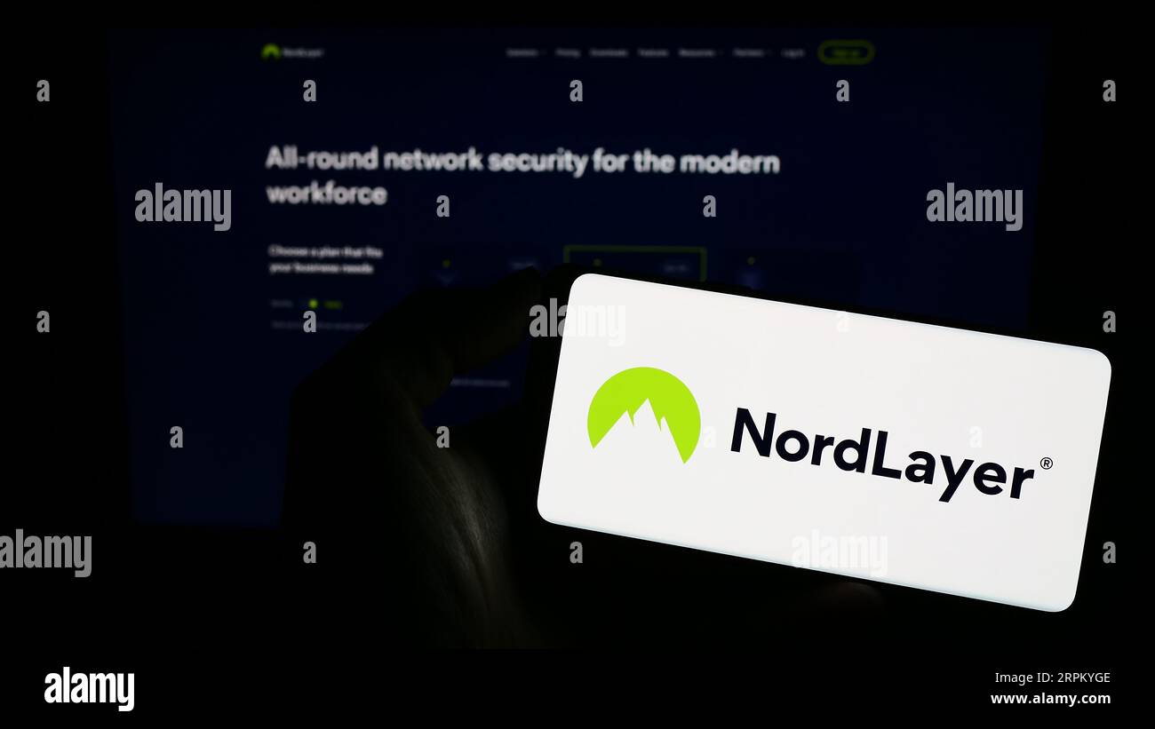 Nordlayer logo hi-res stock photography and images - Alamy
