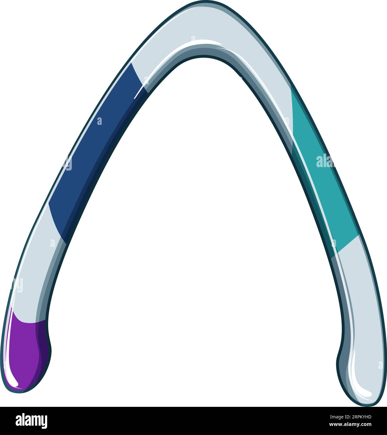 throwing boomerang cartoon vector illustration Stock Vector Image & Art ...