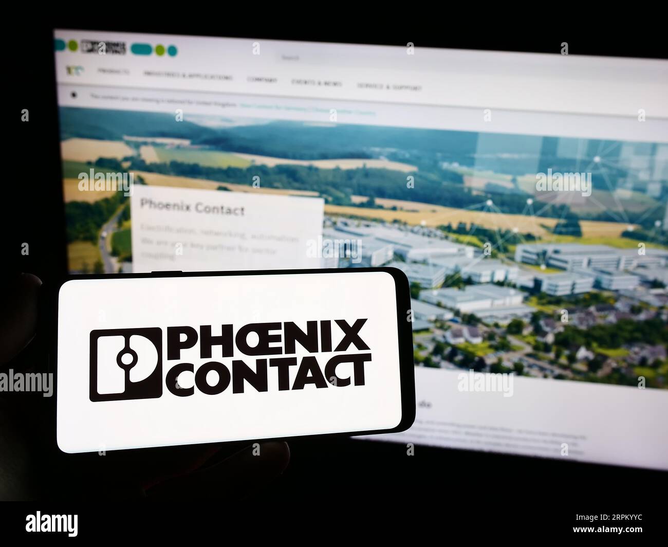 Phoenix contact logo hi-res stock photography and images - Alamy