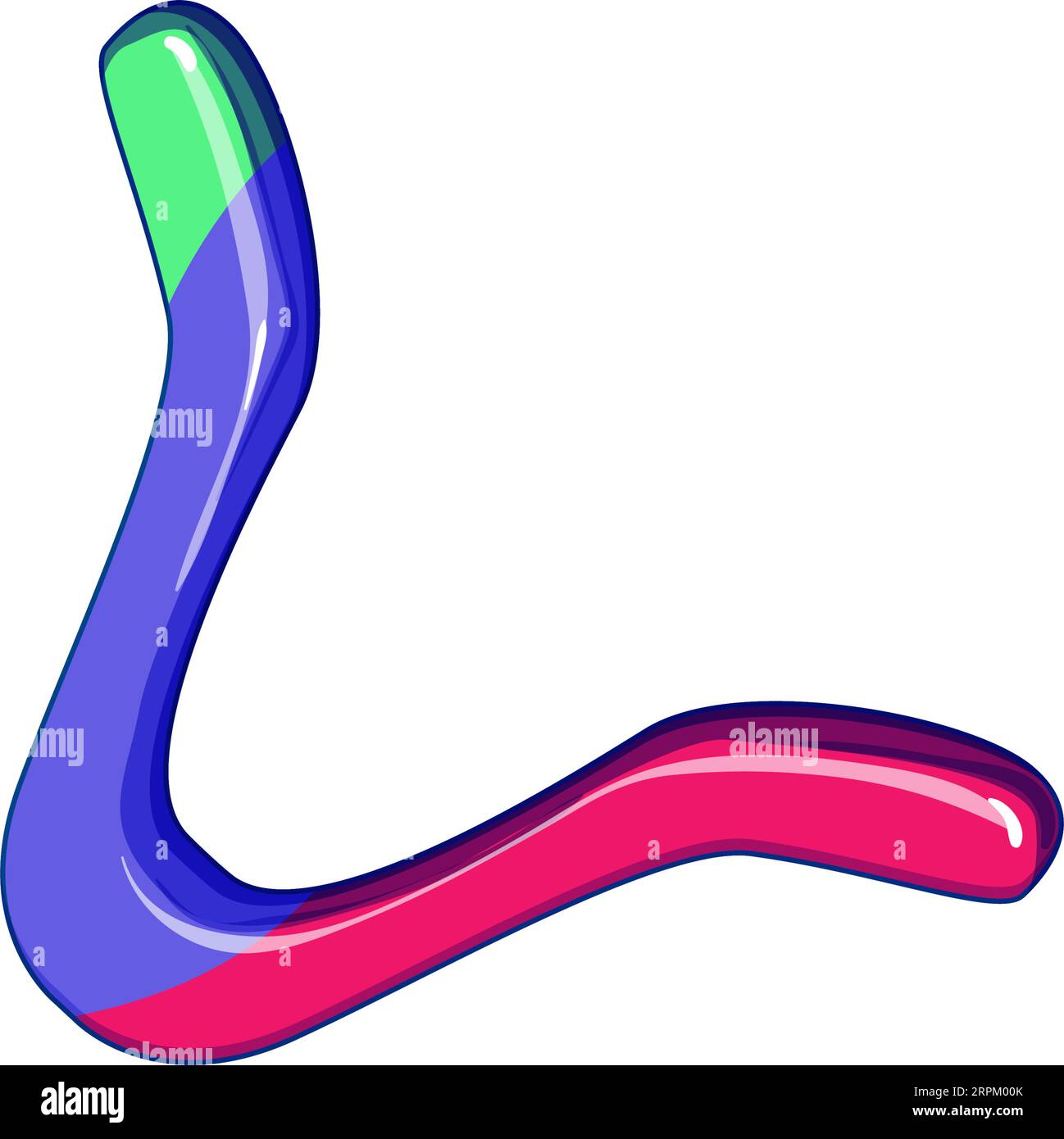 karma boomerang cartoon vector illustration Stock Vector Image & Art ...