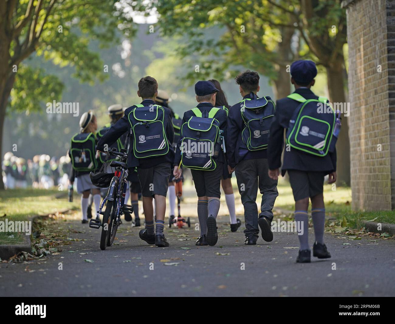 Pupils from Corpus Christi Catholic School, Brixton arrive at St Martin ...