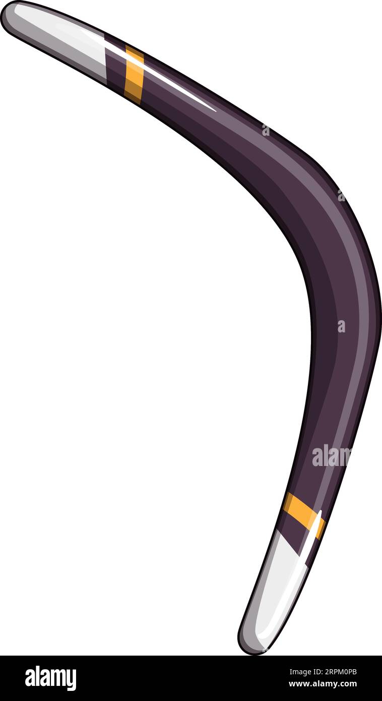 plain boomerang cartoon vector illustration Stock Vector Image & Art ...
