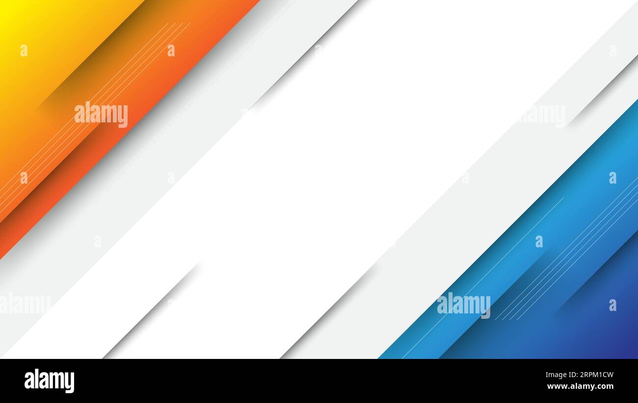 Orange And Blue Vector Background