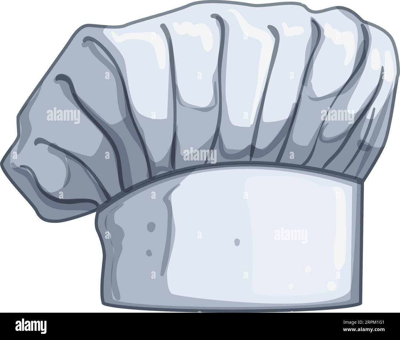 cooker chef hat cartoon vector illustration Stock Vector Image & Art ...