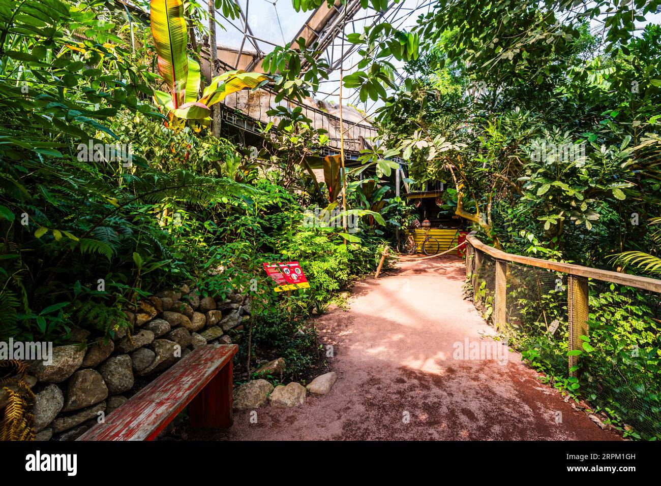 Long shot of the re-located Fauna & Flora Garden from the Chelsea ...