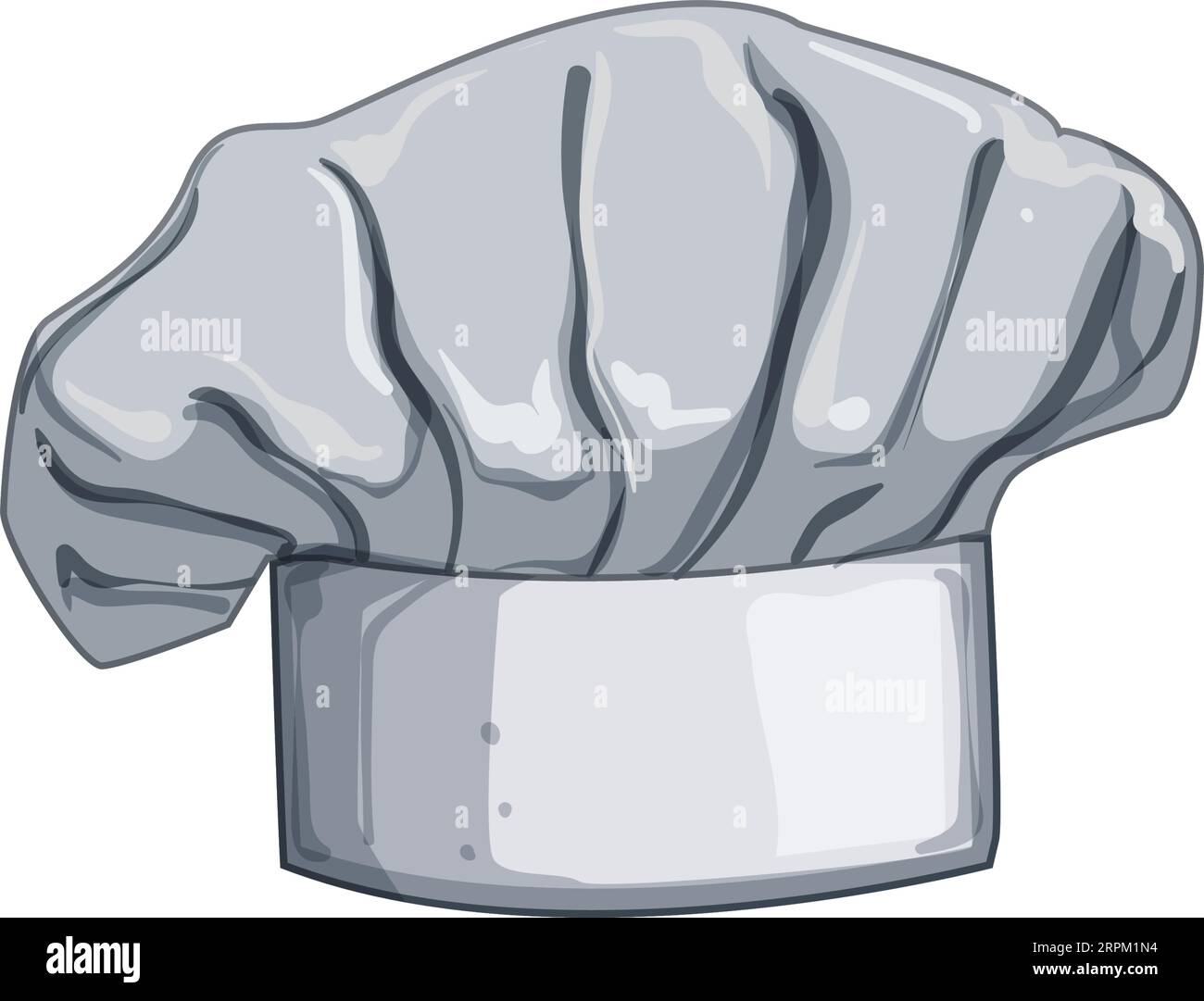 bakery chef hat cartoon vector illustration Stock Vector Image & Art ...
