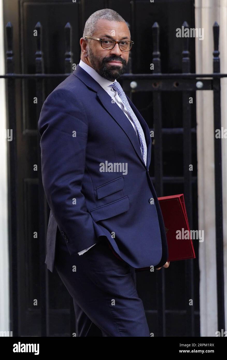 Foreign Secretary James Cleverly arrives in Downing Street, London, for ...