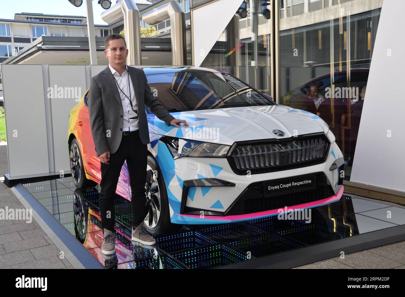 Skoda enyaq coupe hi-res stock photography and images - Alamy