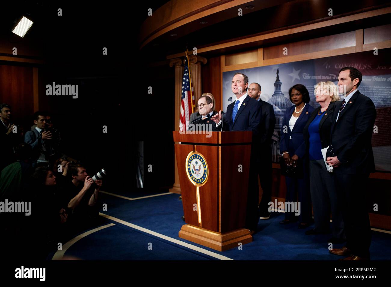 Ongoingimpeachmenttrialin hi-res stock photography and images - Alamy