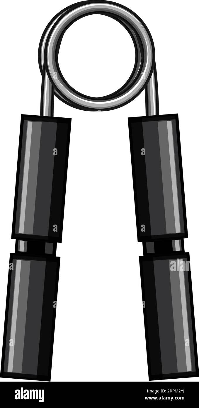 elastic expander hand cartoon vector illustration Stock Vector Image ...