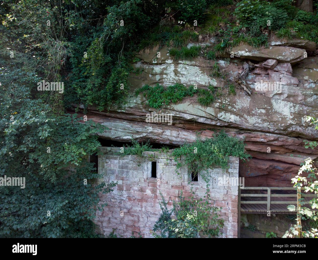 St. Constantine's Cell River Eden Wetheral Stock Photo - Alamy