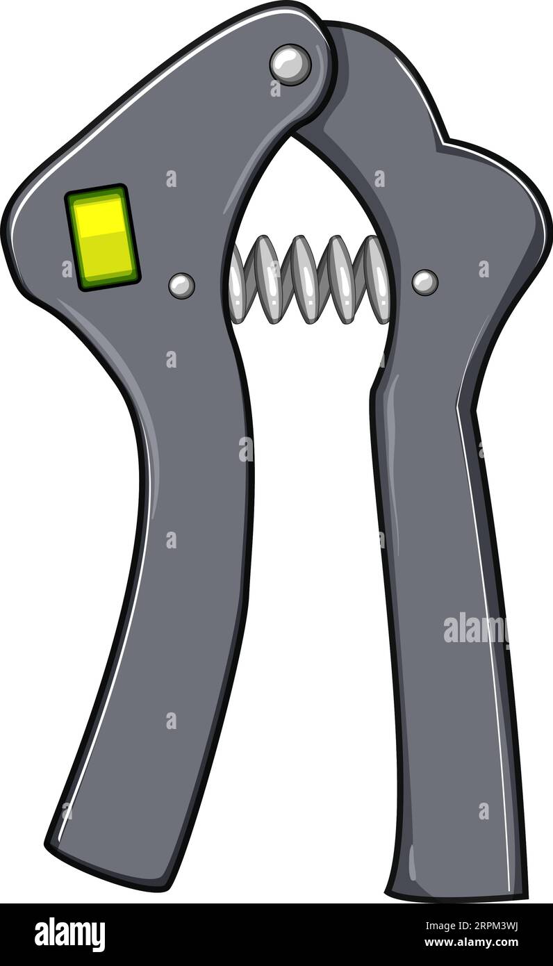 fitness expander hand cartoon vector illustration Stock Vector Image ...
