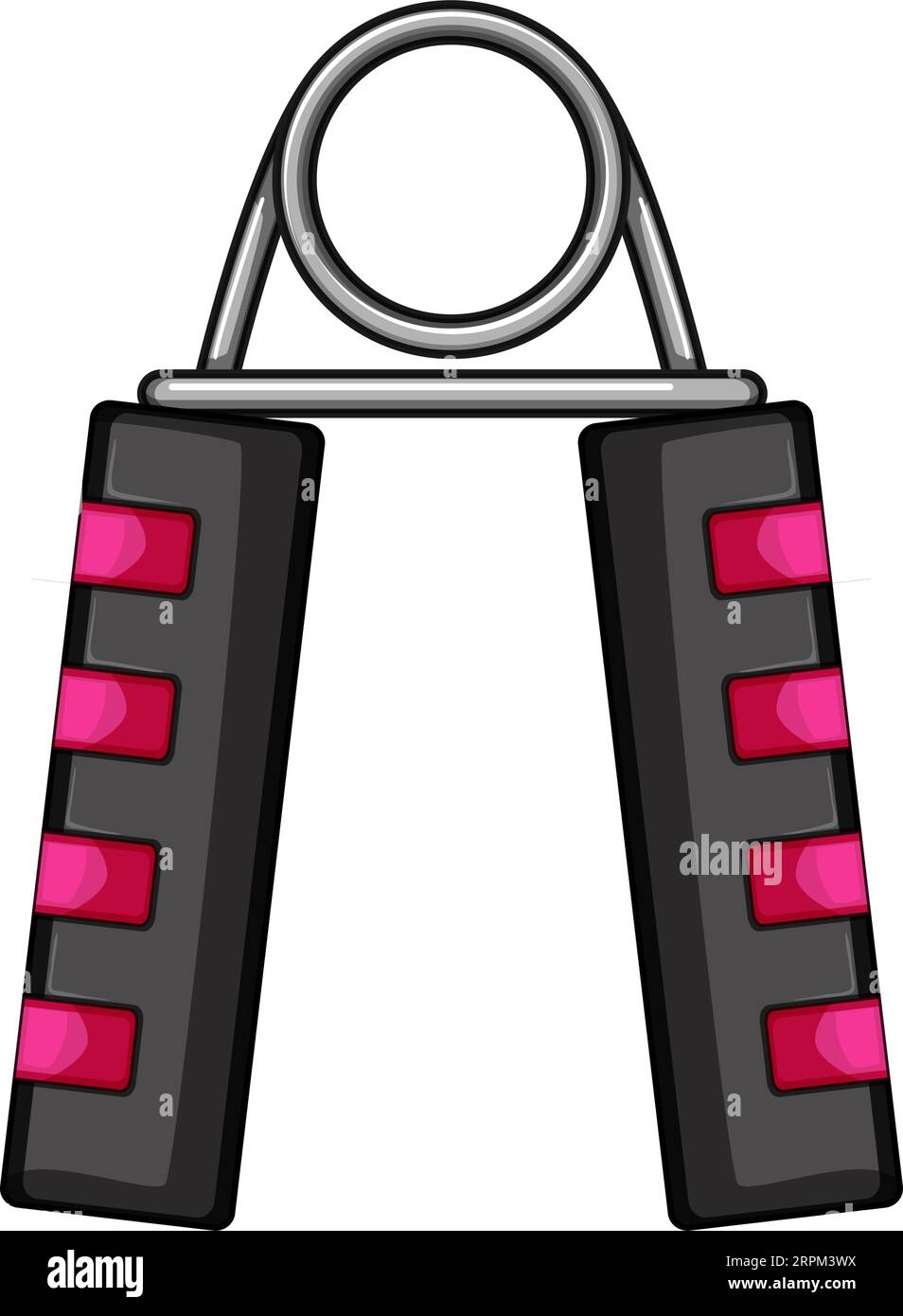 pink expander hand cartoon vector illustration Stock Vector Image & Art ...