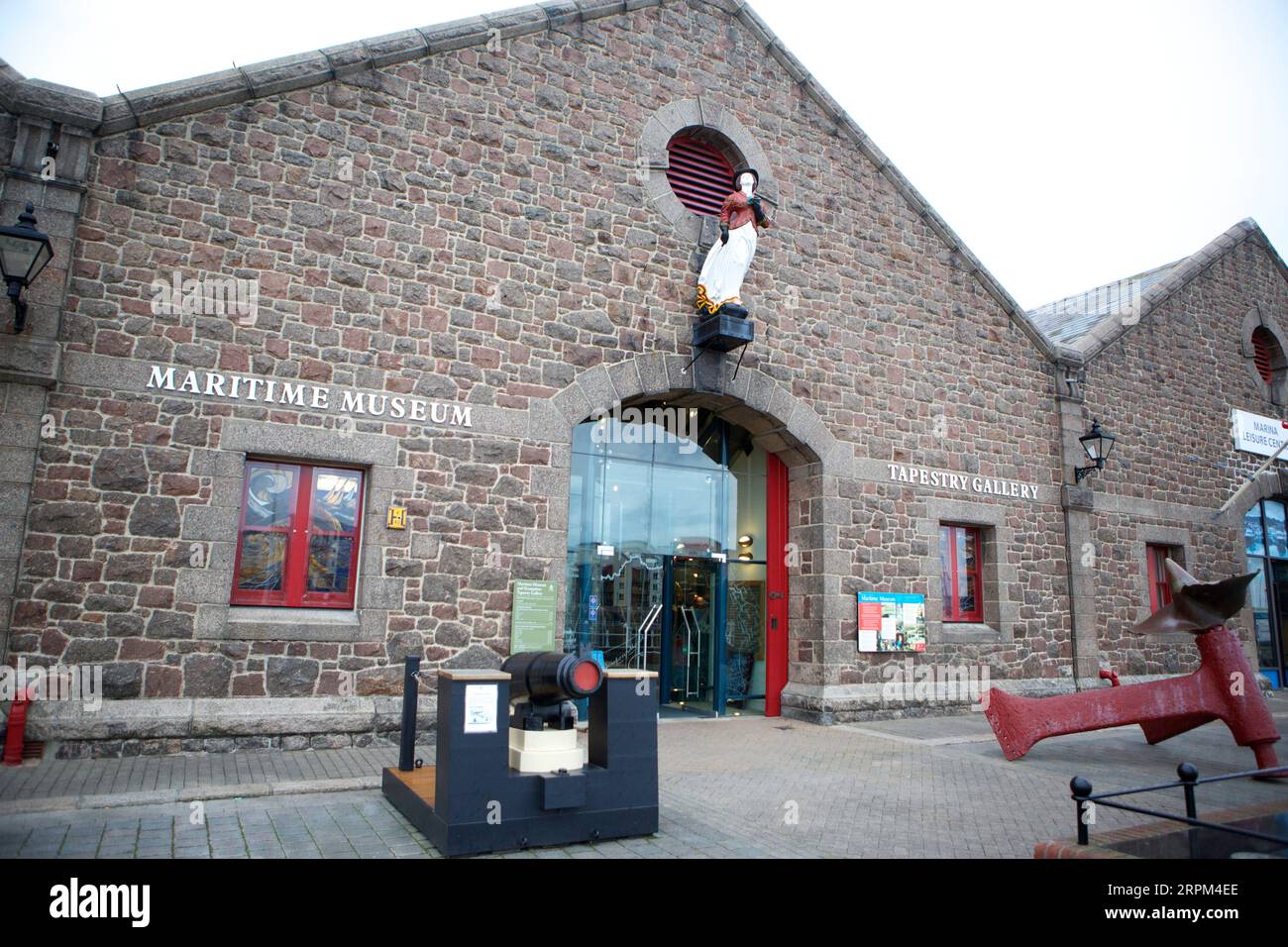 Jersey Maritime Museum building in St Helier, Jersey, Channel Islands ...