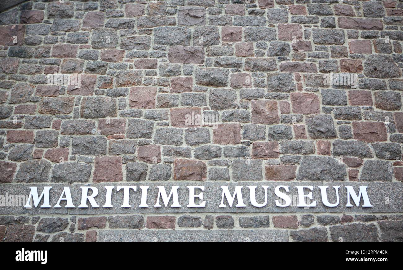 Jersey Maritime Museum building in St Helier, Jersey, Channel Islands ...