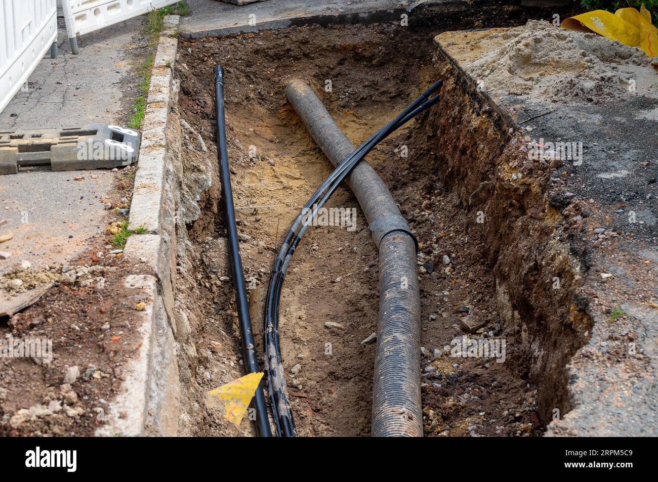 renovation of an old gas pipe Stock Photo - Alamy