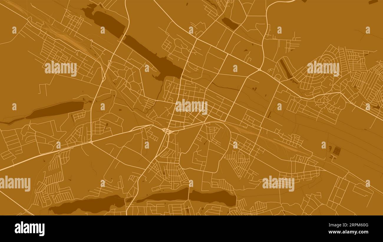 Background Khmelnytskyi map, Ukraine, orange city poster. Vector map ...