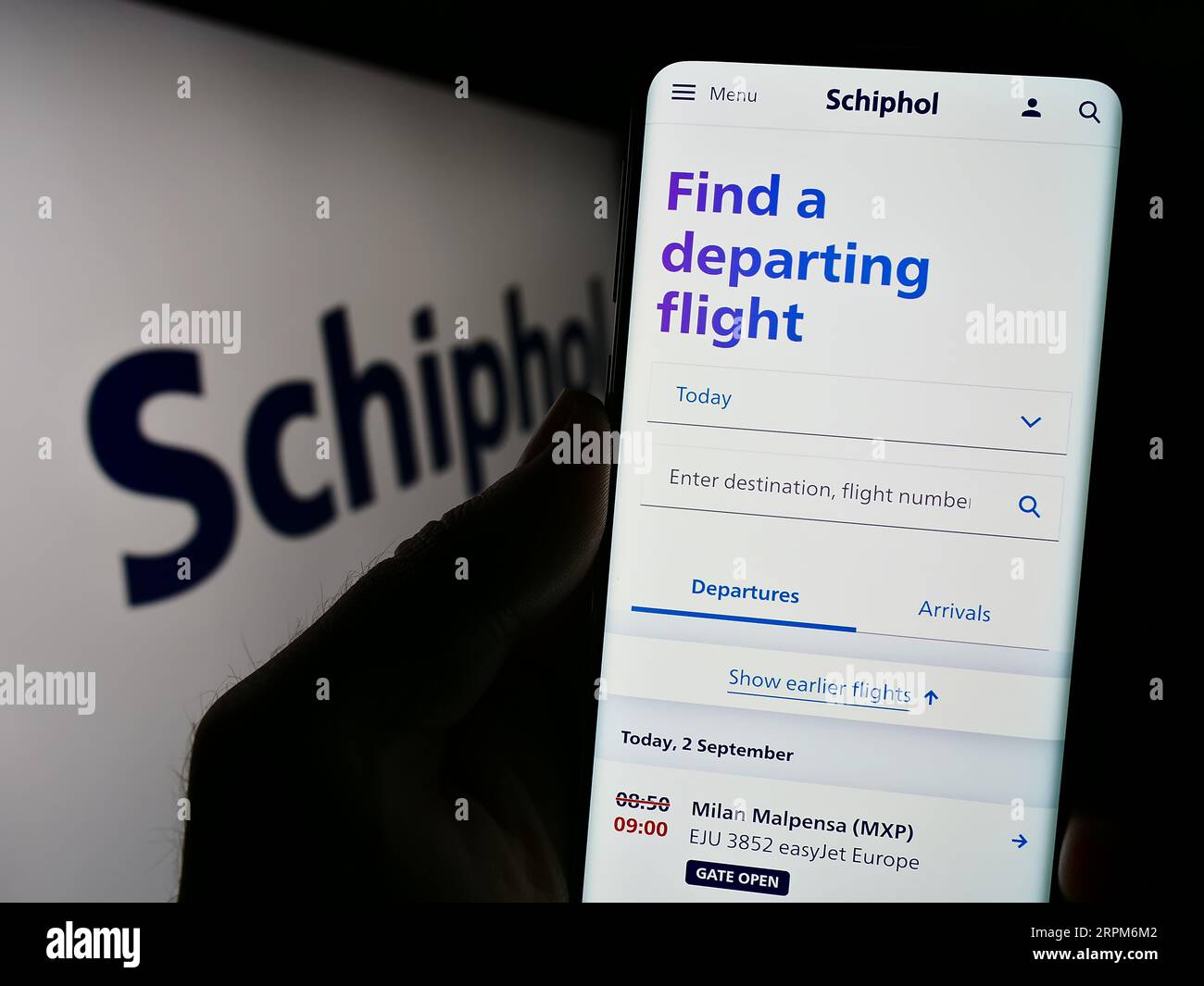 Schiphol amsterdam logo hi-res stock photography and images - Alamy