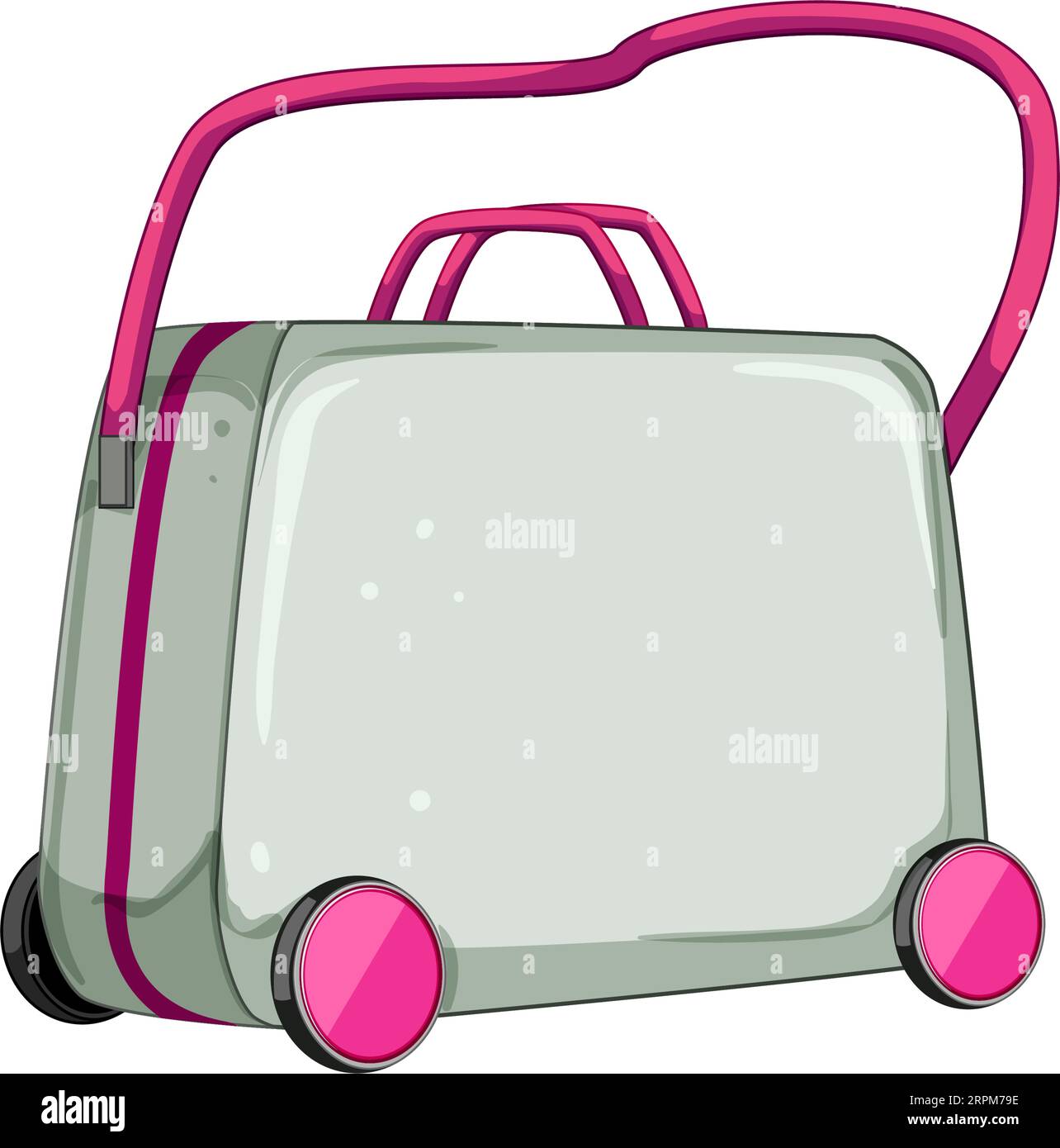 family kid luggage cartoon vector illustration Stock Vector Image & Art ...