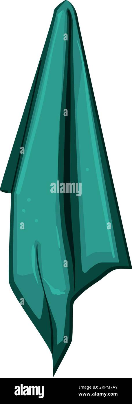 textile kitchen towel cartoon vector illustration Stock Vector Image ...