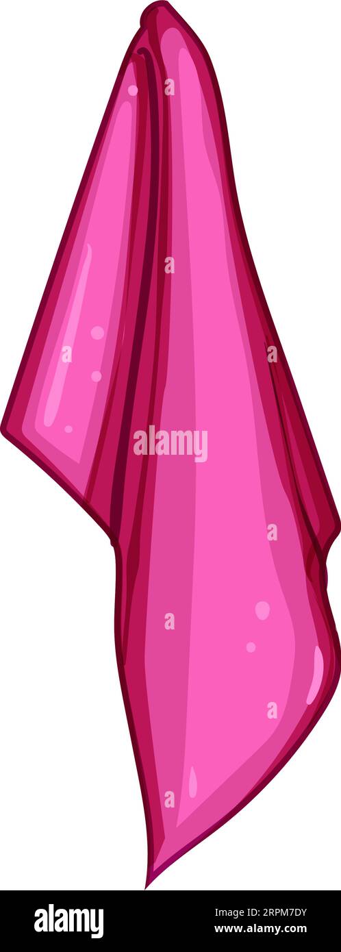 mockup kitchen towel cartoon vector illustration Stock Vector Image ...