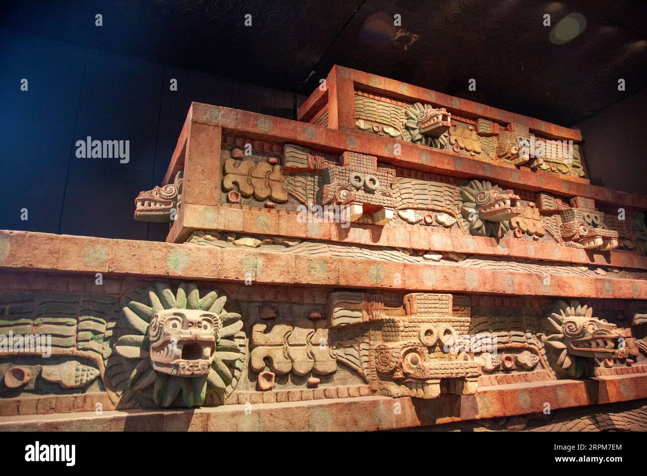 Pyramid of the feathered serpent hi-res stock photography and images - Alamy