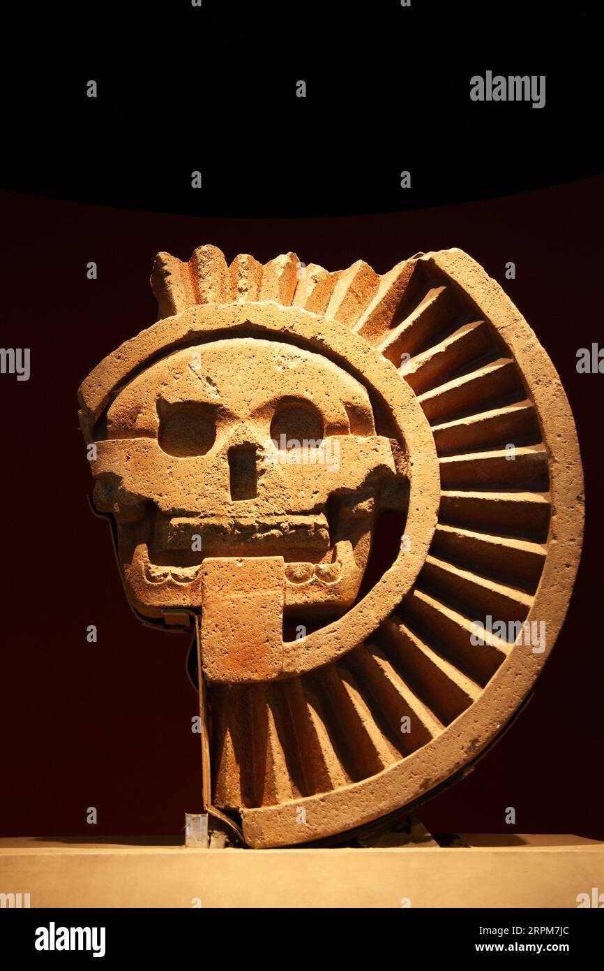 Complejo Muerto Stone Sculpture at Museo Nacional de Antropología in ...