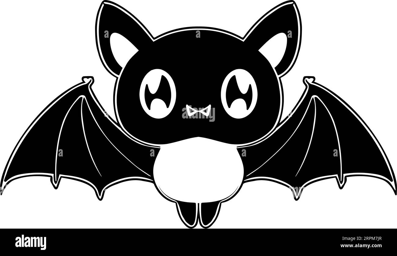 Cute Bat Drawing