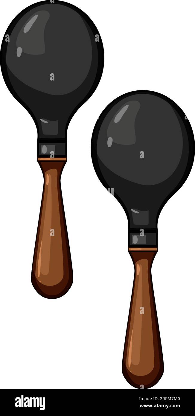 maracas maracas cartoon vector illustration Stock Vector Image & Art ...