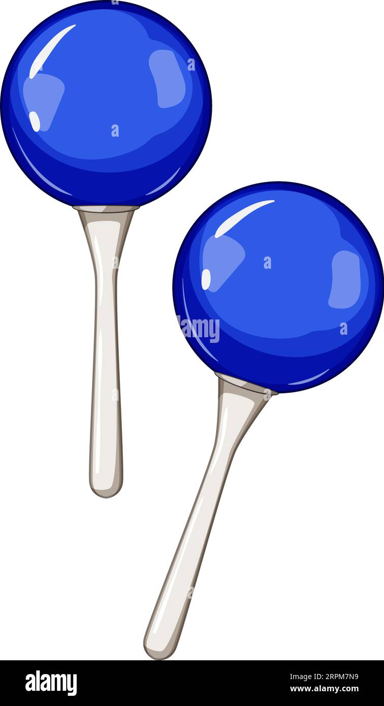 instrument maracas cartoon vector illustration Stock Vector Image & Art ...