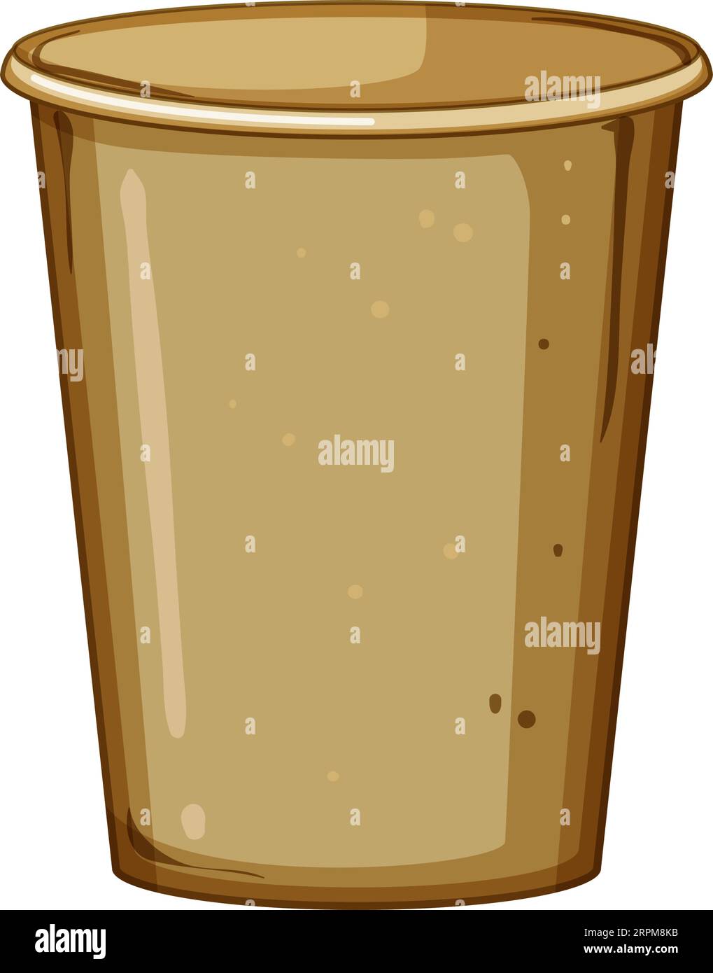 plastic paper cup cartoon vector illustration Stock Vector Image & Art ...