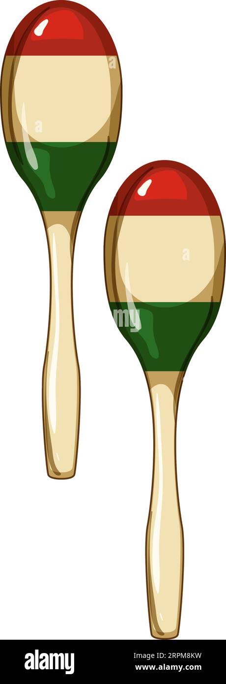 logo maracas cartoon vector illustration Stock Vector Image & Art - Alamy