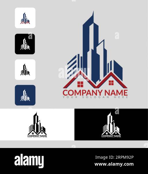 Creative Real Estate Logo Design Building, Home, Architect, House ...